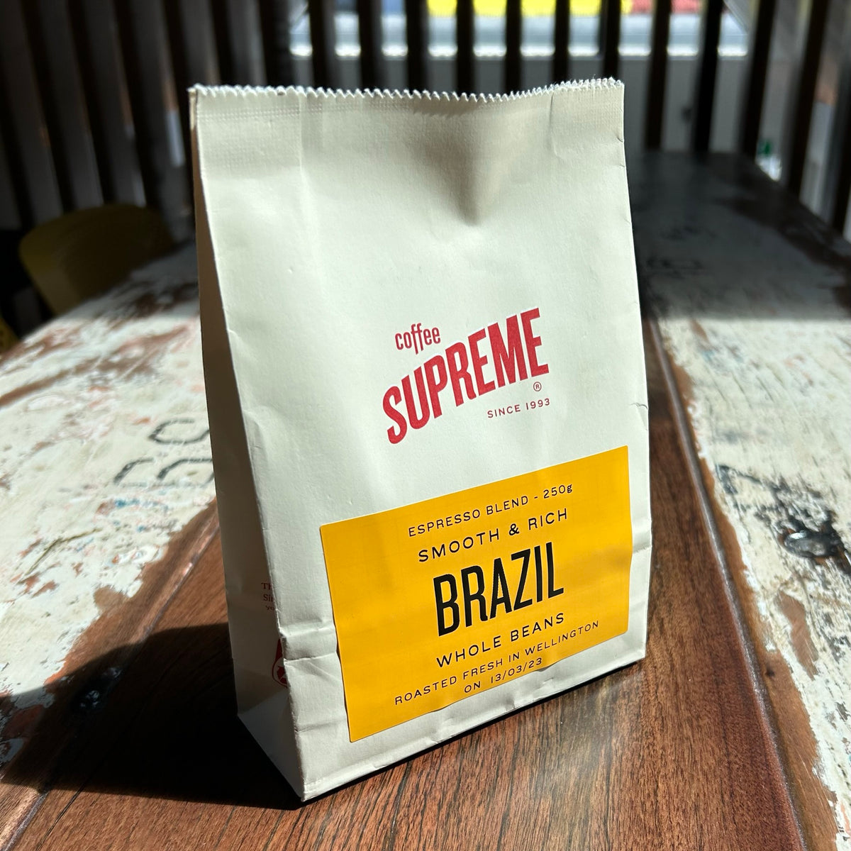 Coffee Supreme Brazil Beans 250g – GRAMERCY